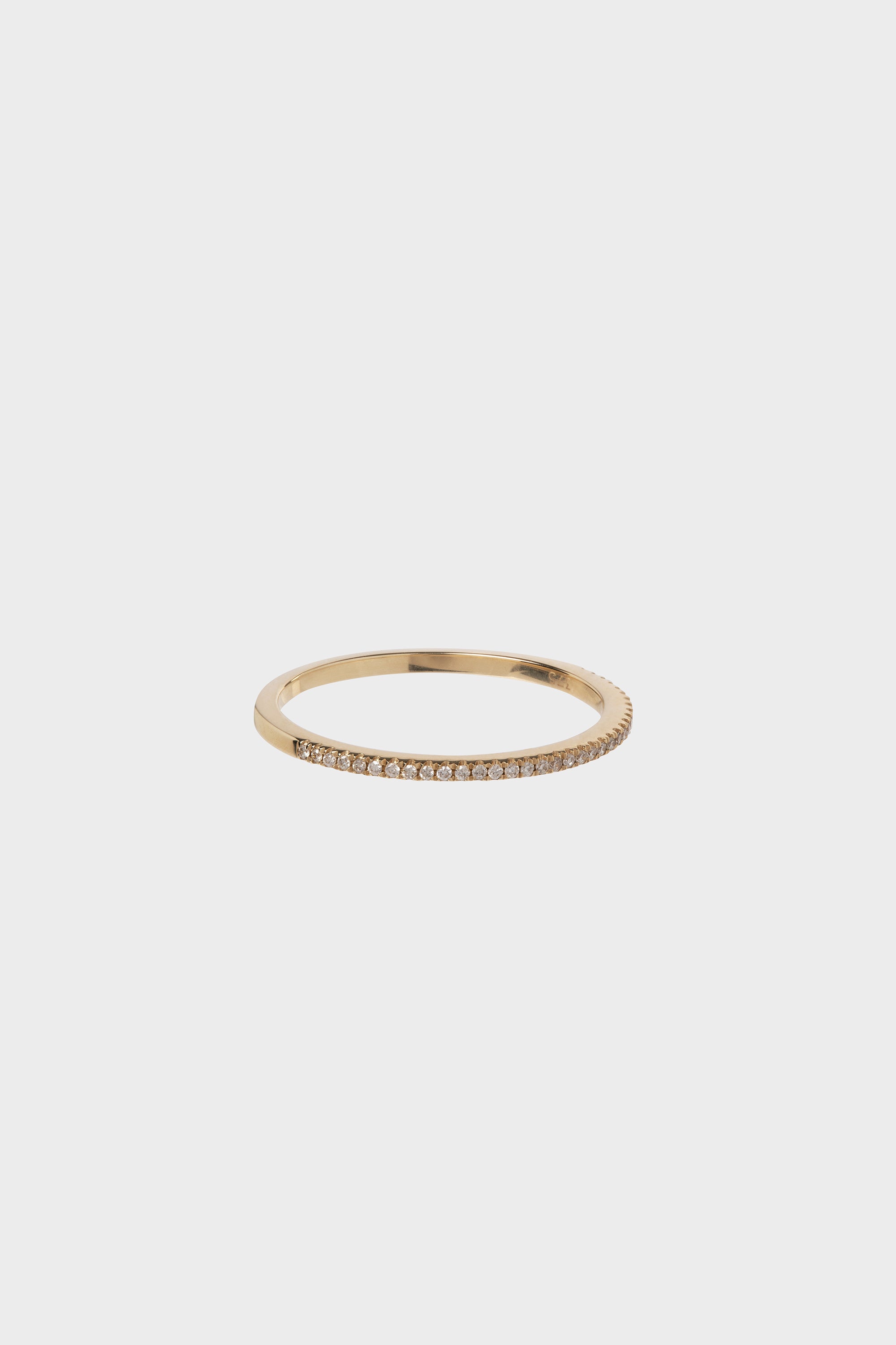 DAINTY DIAMOND HALF ETERNITY RING – AURUM + GREY