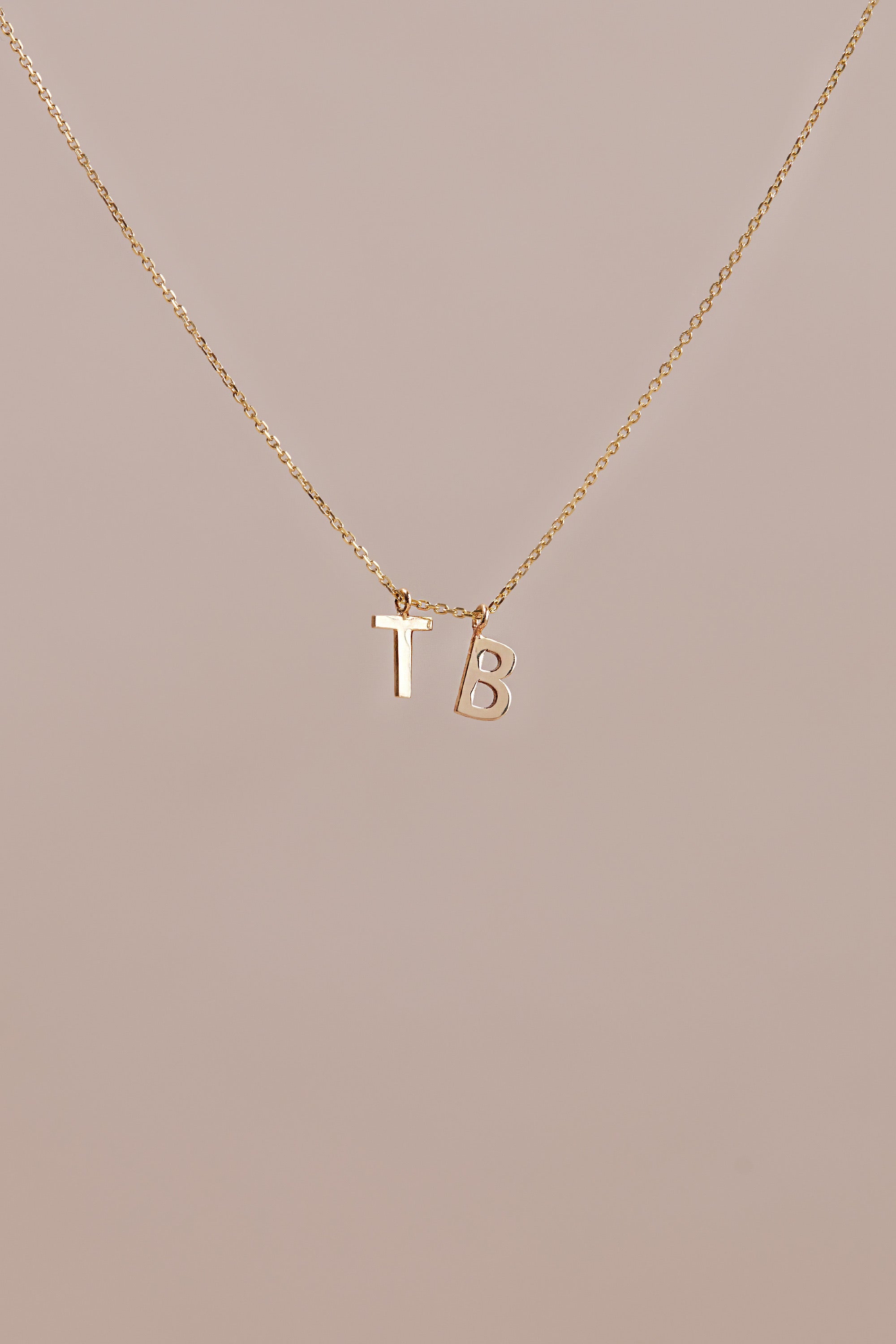 6MM INITIAL CLUSTER NECKLACE (AVAILABLE WITH DIAMOND LETTERS) – AURUM ...