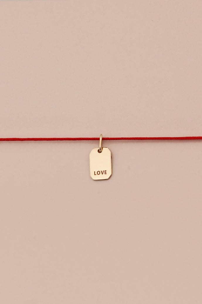 AURUM + GREY INITIAL NECKLACE