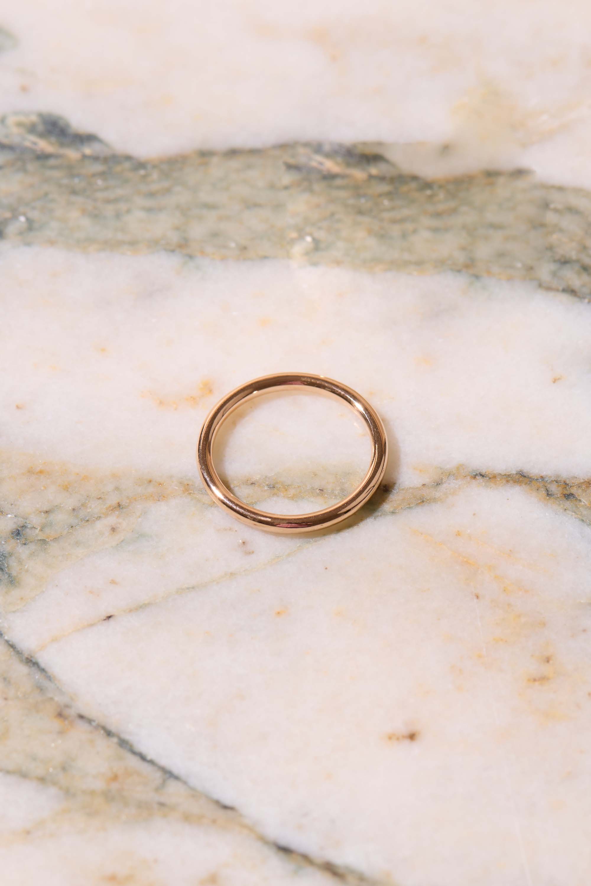 AURUM + GREY INITIAL RING