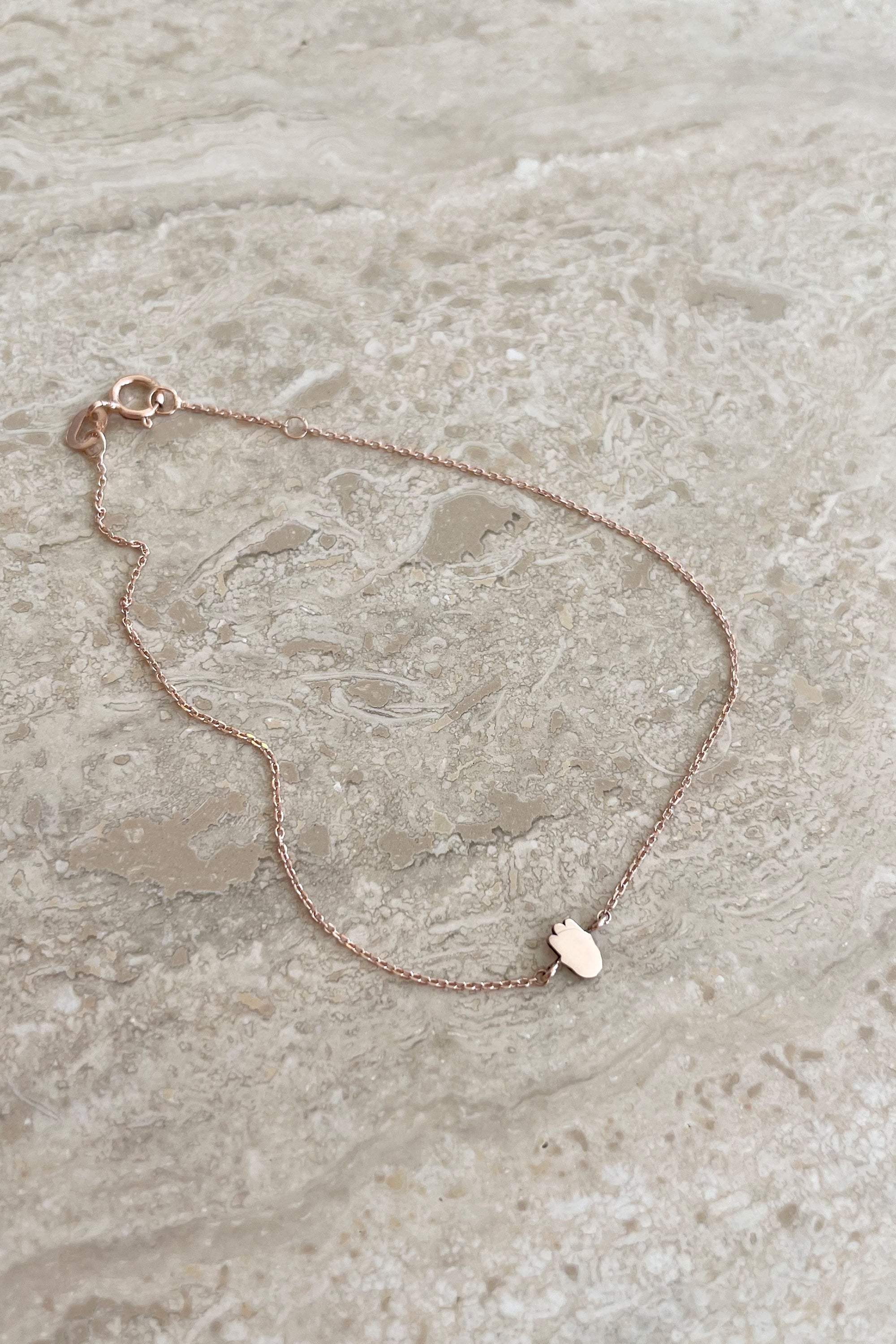 PETITE SKIN HAMSA BRACELET – AURUM + GREY