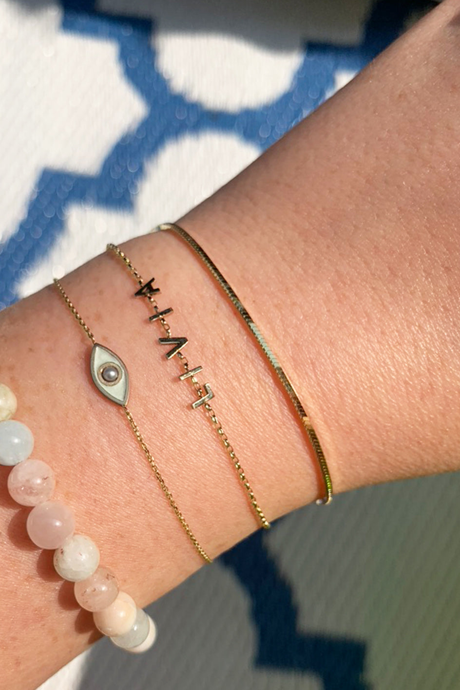 AURUM + GREY ARI PETITE SAPPHIRE BRACELET