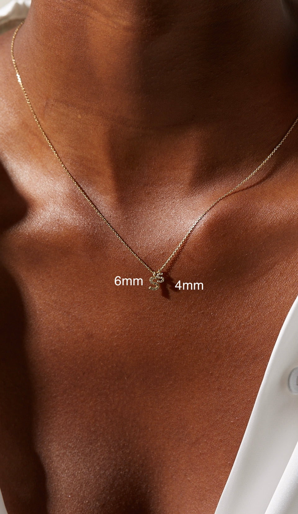 INITIAL NECKLACE - AURUM + GREY